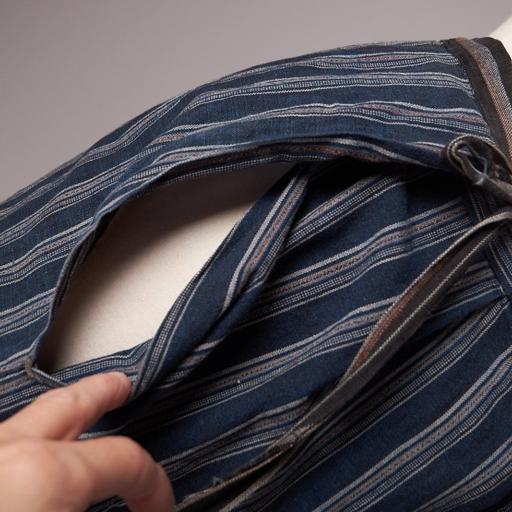 1960s Japanese Monpe Wrap Around Farmer Pants - Gem